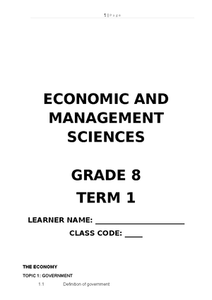 Gr 9 EMS P2 (English) November 2023 Question Paper - PROVINCIAL ...