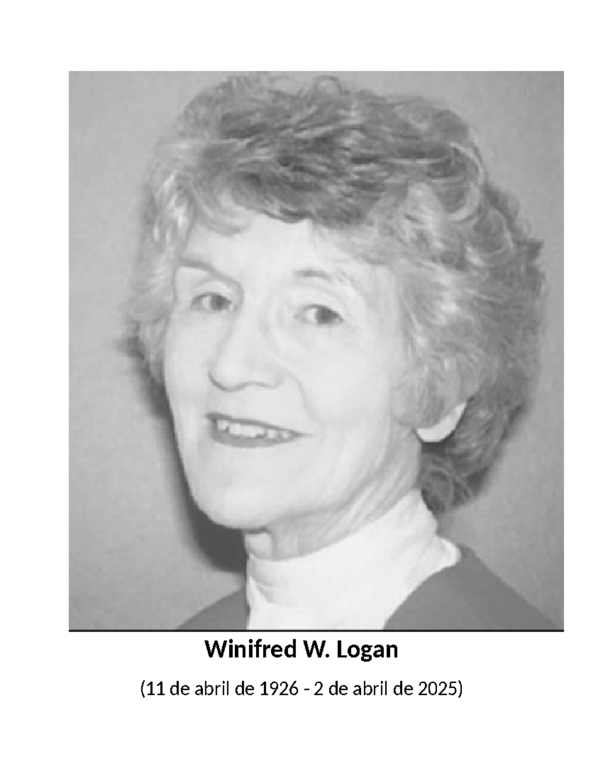 Winifred W. Logan: Ideologías en Enfermería y su Impacto - Studocu