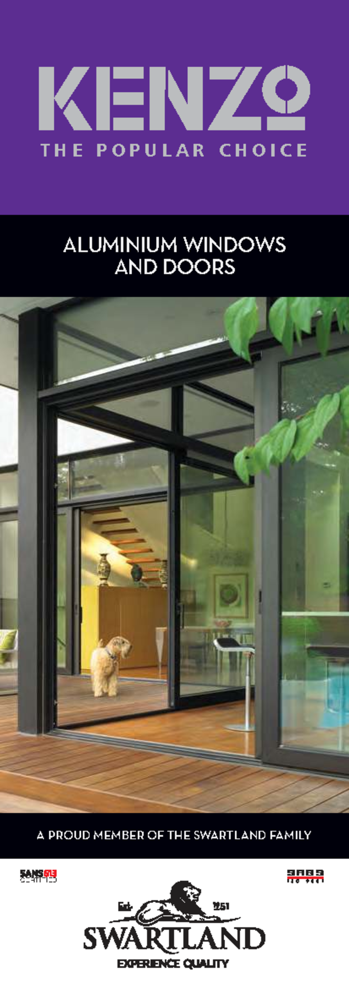 Aluminium Windows & Doors Overview: KENZO Range Details & Codes - Studocu