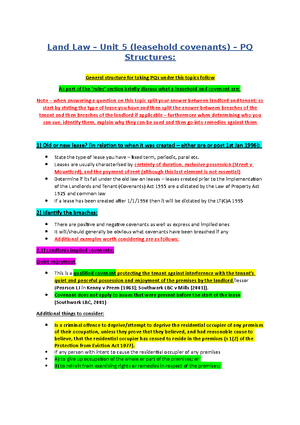Easements - problem question structure - Easements (Exam Plan) [STEP 1 ...