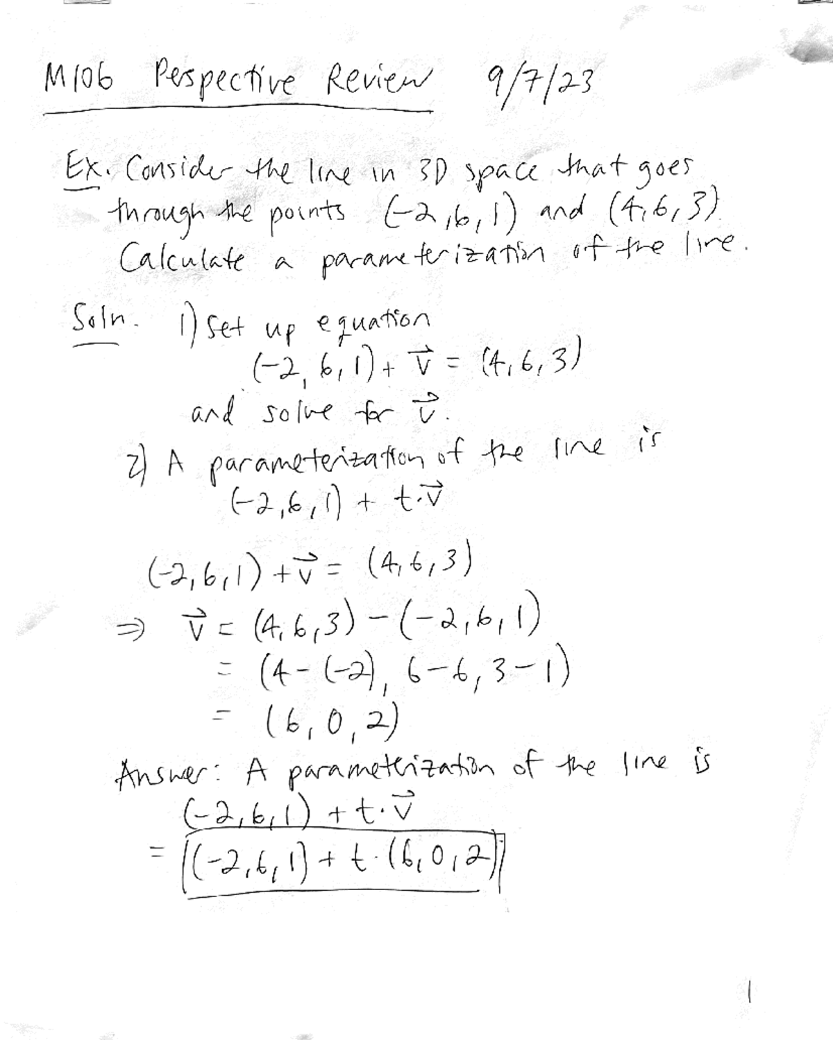 Comprehensive Perspective Review Notes for Analysis and Discussion ...