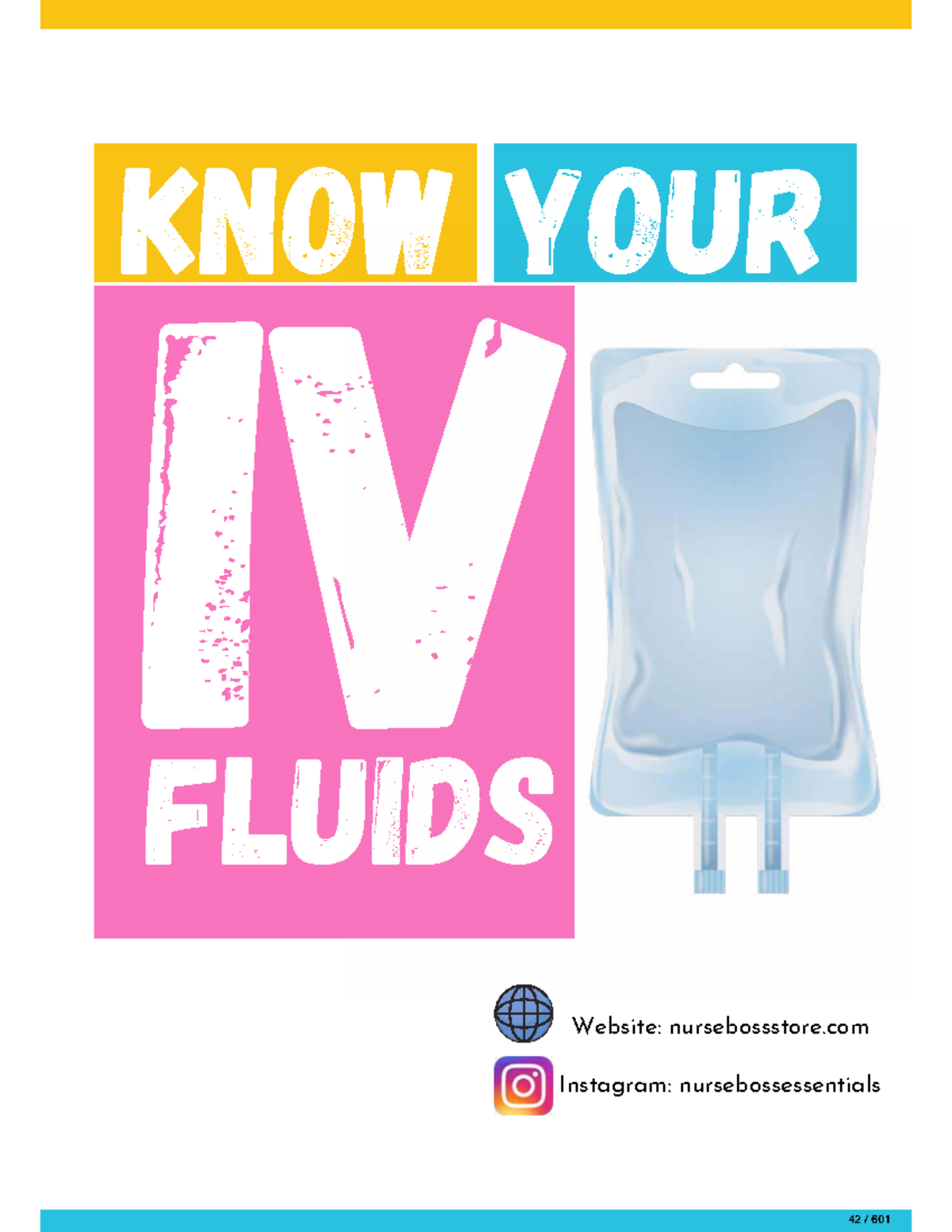 IV Solutions Overview: Types, Functions, and Complications (42 601 ...