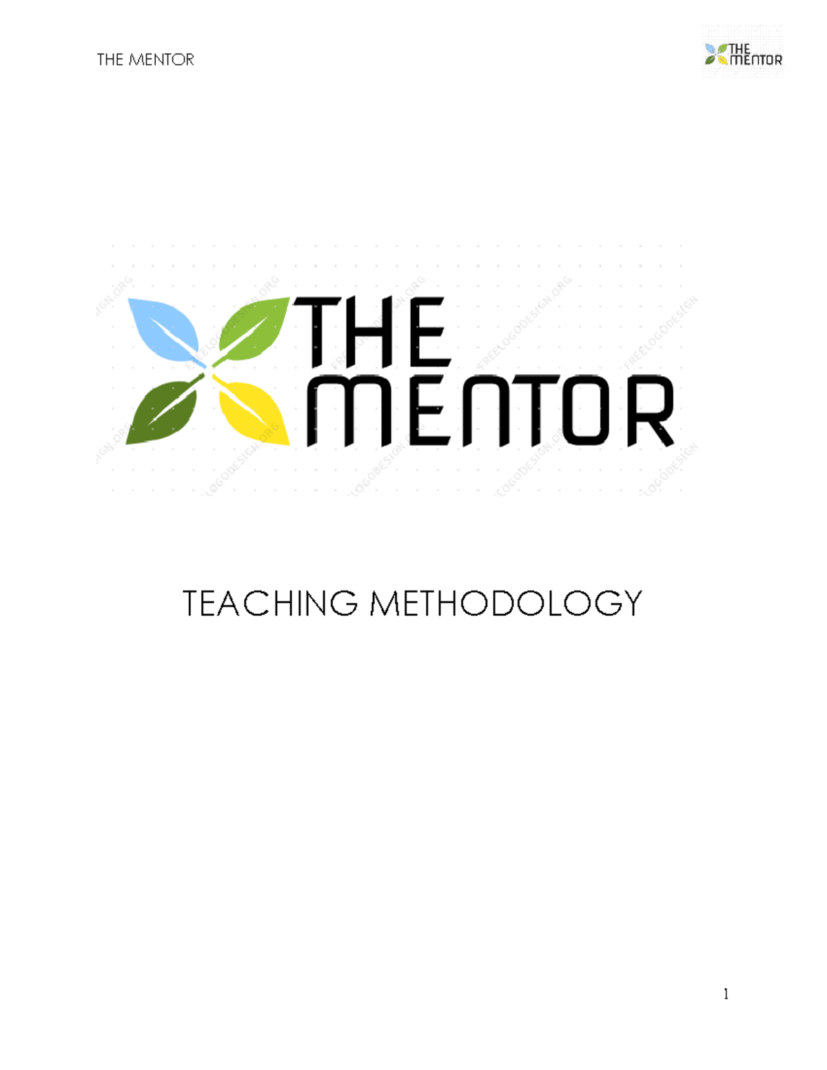 Teaching Methodology in Health Professions: A Comprehensive Guide - Studocu