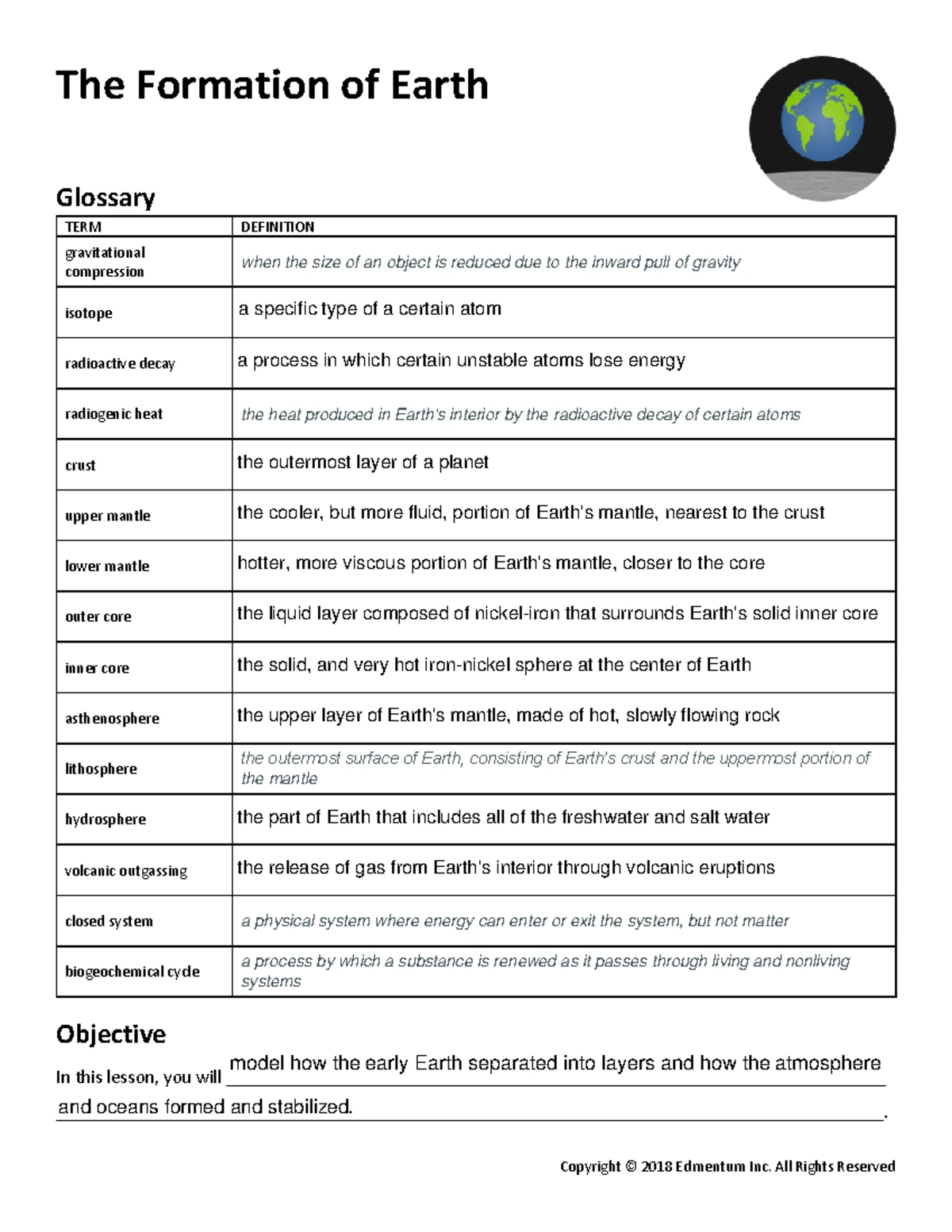 Geology - Guided Notes - Plate Tectonics - Plate Tectonics Glossary ...