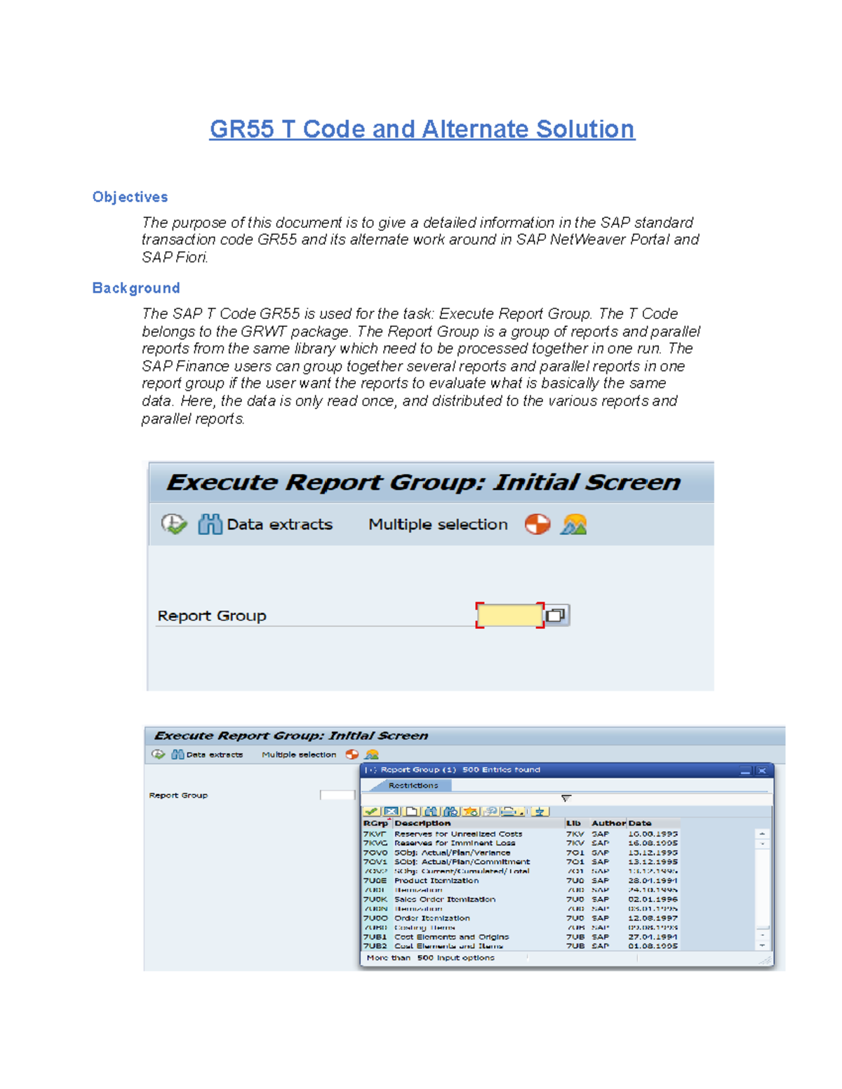 GR55 S4H: Detailed Guide on Alternate Solutions in SAP NetWeaver - Studocu