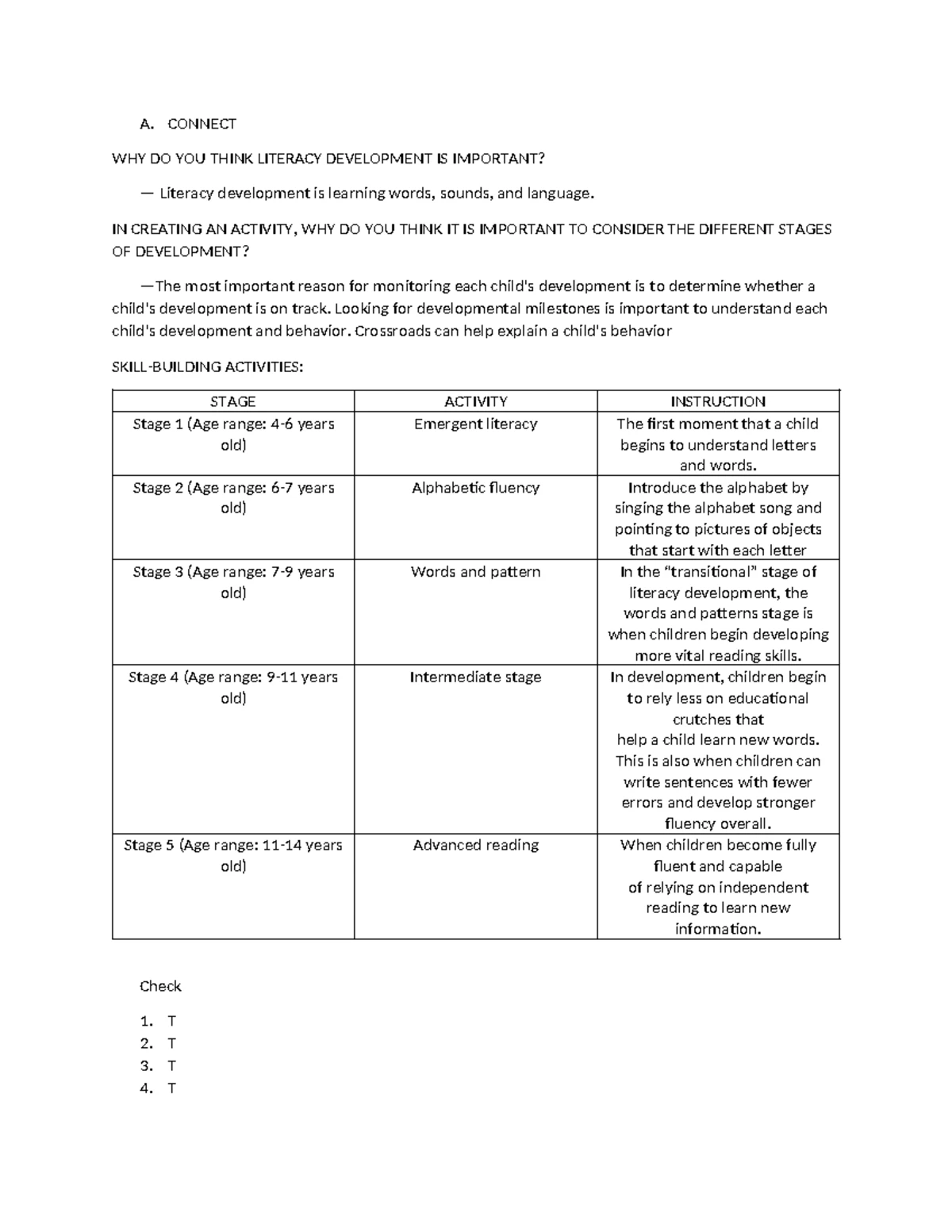 NSTP Orientation - Lesson #1 Student Activity Sheet Lesson title ...