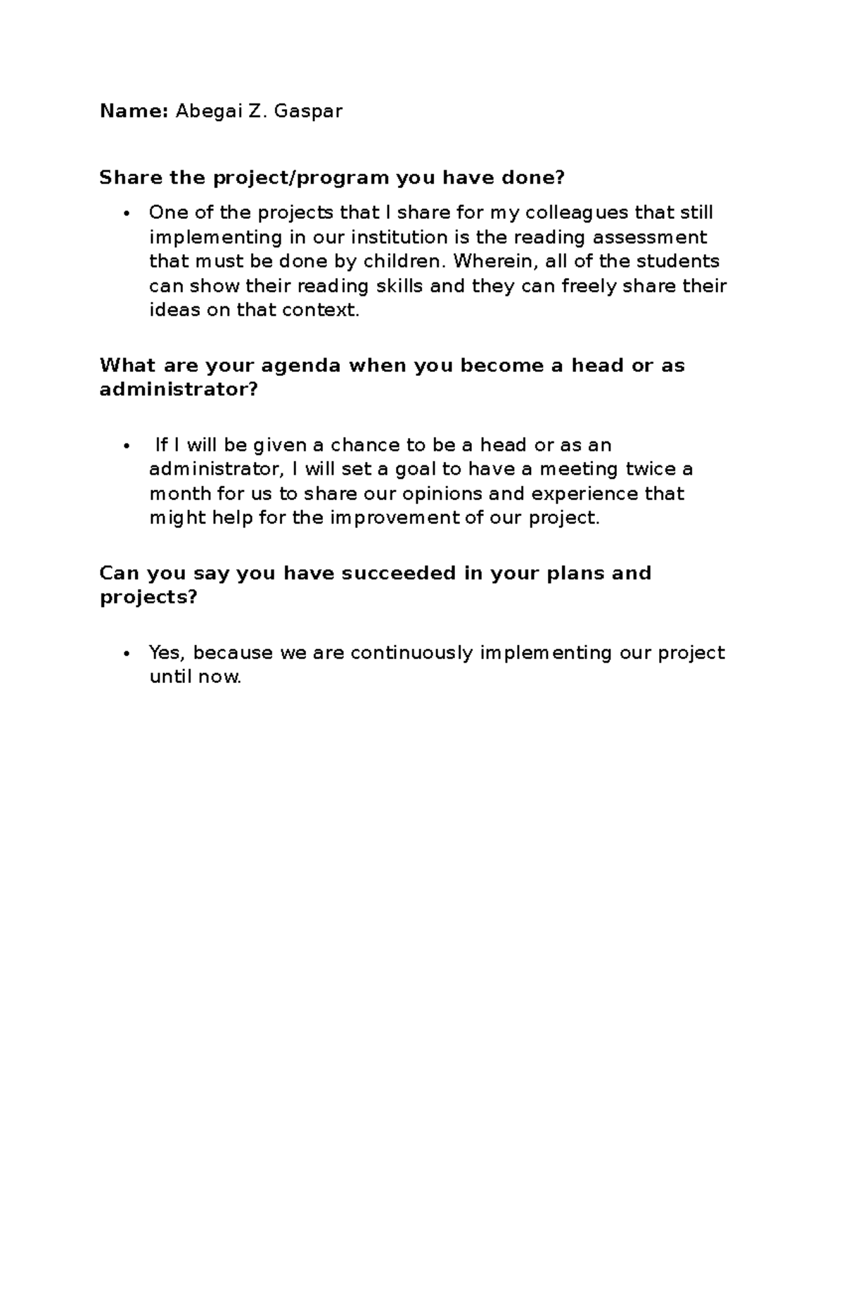 Workshop 3 - CPD: Insights on Reading Assessment Implementation - Studocu