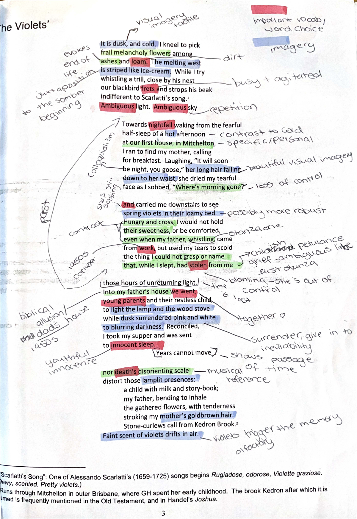 ENG 1950: Visual Imagery and Themes of Loss in Poetry - Studocu