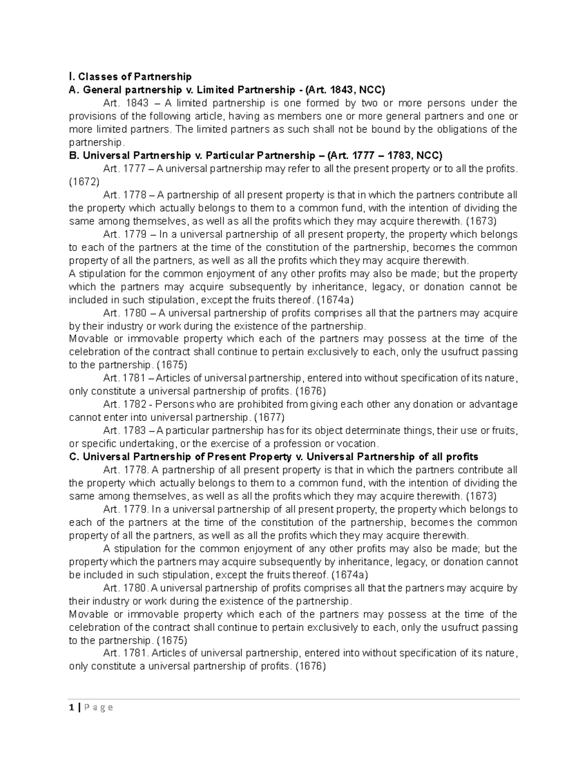 Classification of Partnership: General, Limited, and Professional Types ...