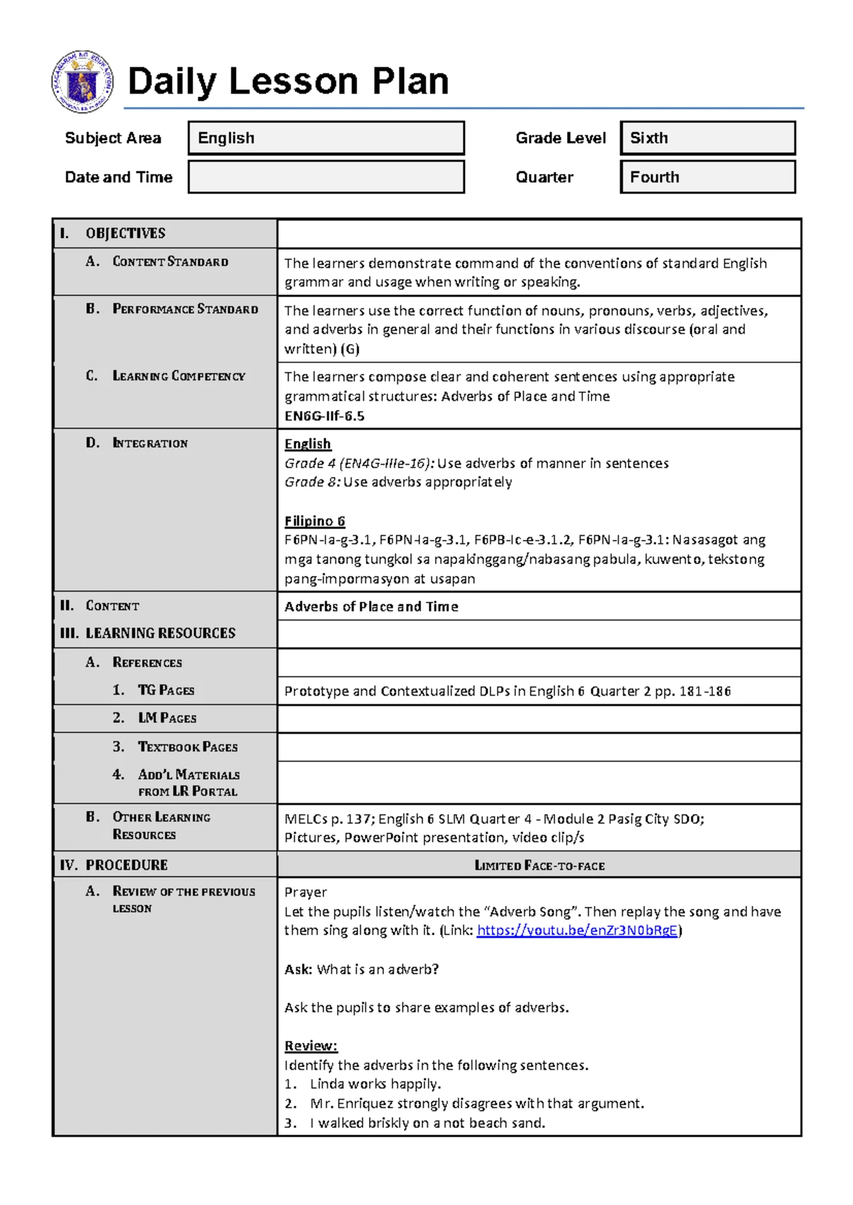 Oshms 360 Webinar 8-hr Mandatory OSH Course Outline - 8-HOUR MANDATORY ...