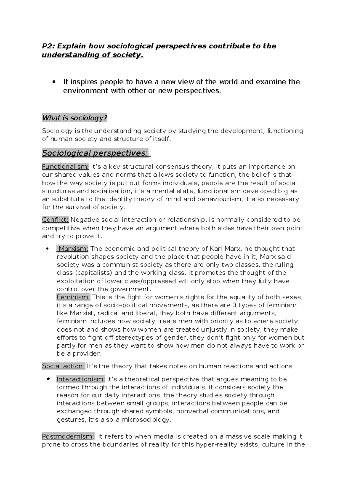 Sociological Perspectives: Understanding Society through Various ...