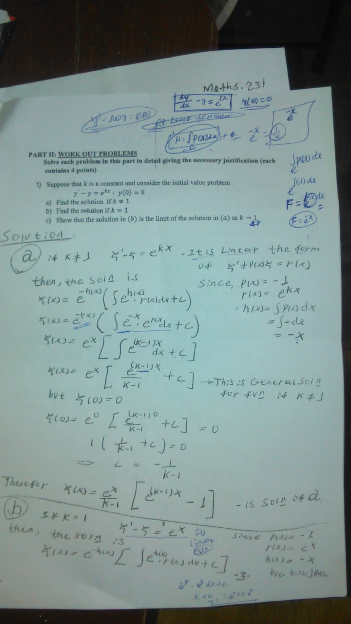 Applied Mathematics III Midterm Exam Review Notes - Studocu