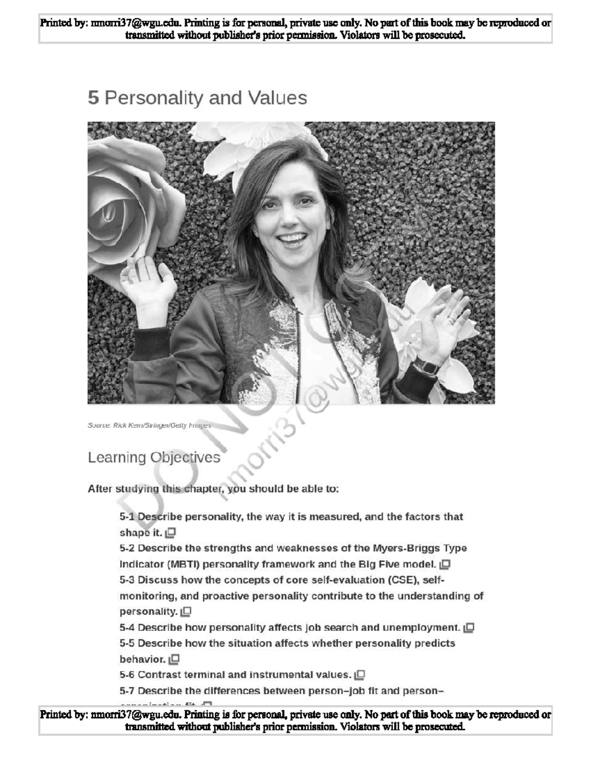 Organizational Behavior (OB) Notes - WGU: Personality & Values Insights ...