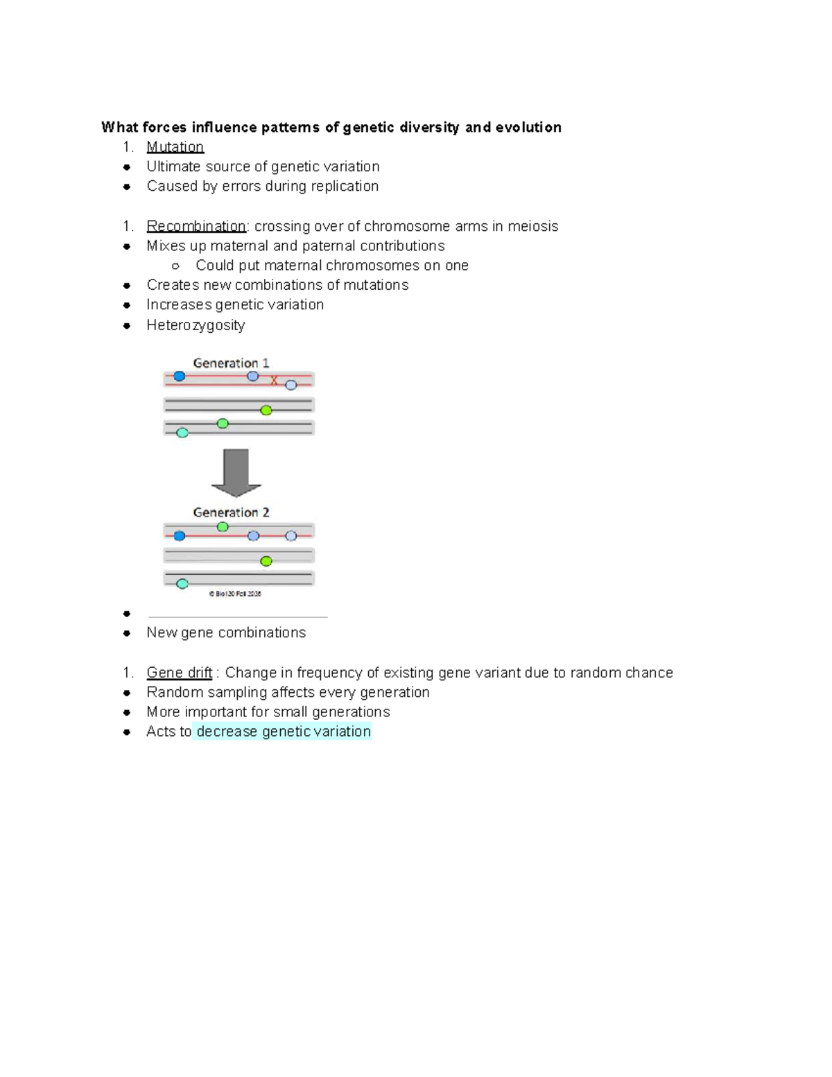 LEC5 - Genetic Variation: Models, Measurement, and Influencing Forces ...