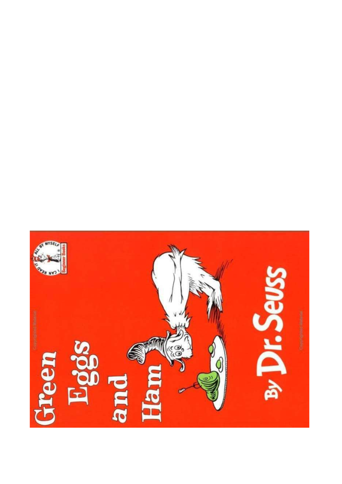 Green Eggs and Ham - Beginner English Reading (ENG 101) - Studocu