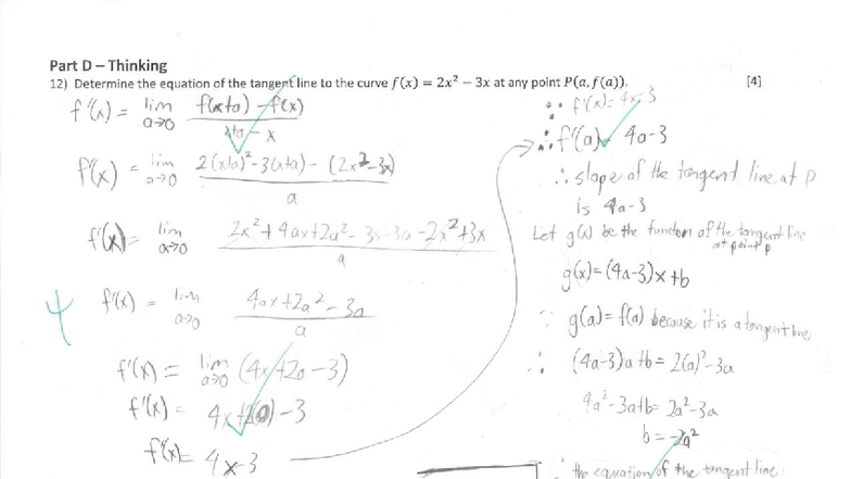 MCV4U1 Spring 2017 Unit 1 Test: Rates of Change Solutions - Studocu