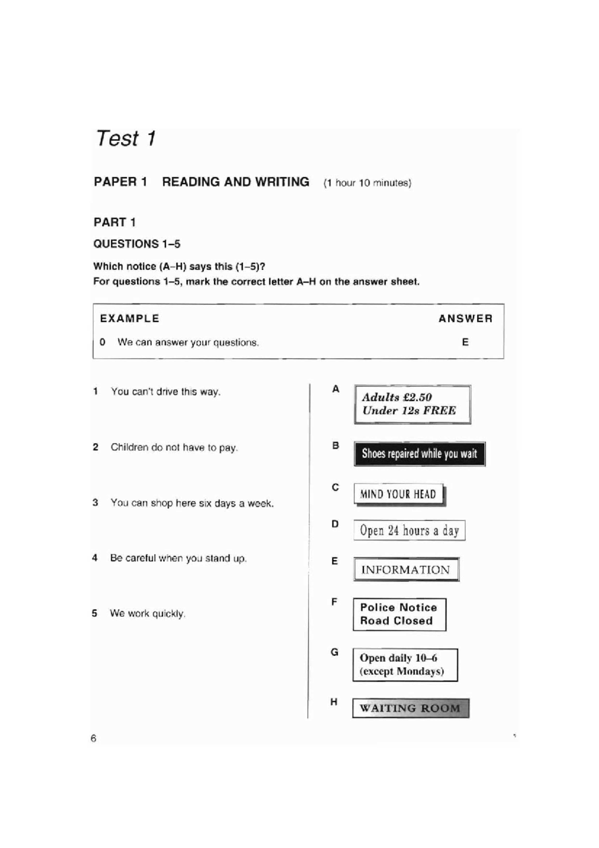 KET Test 1 & 2 Review Material for Success - Studocu