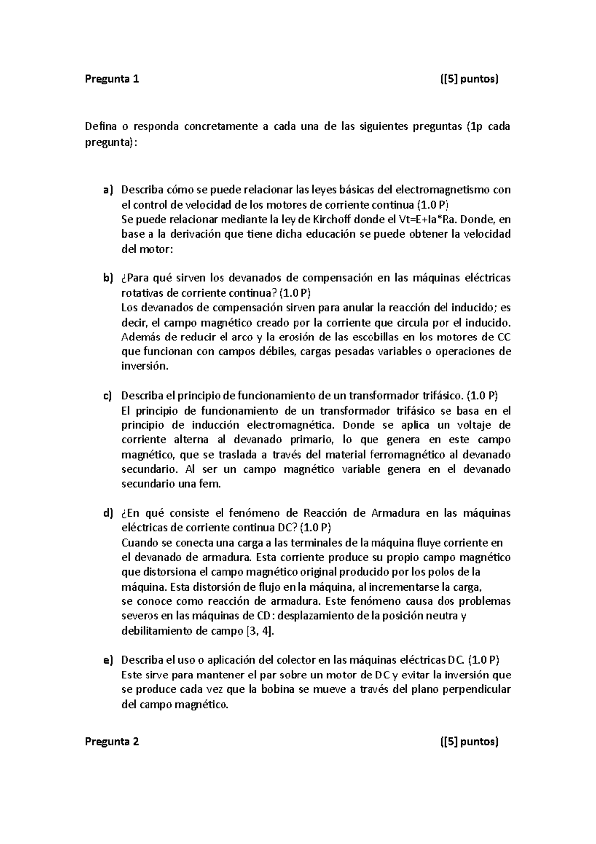 PC3 - PC3 -Solucion - Pregunta 1 ([5] puntos) Defina o responda concretamente a cada una de las ...