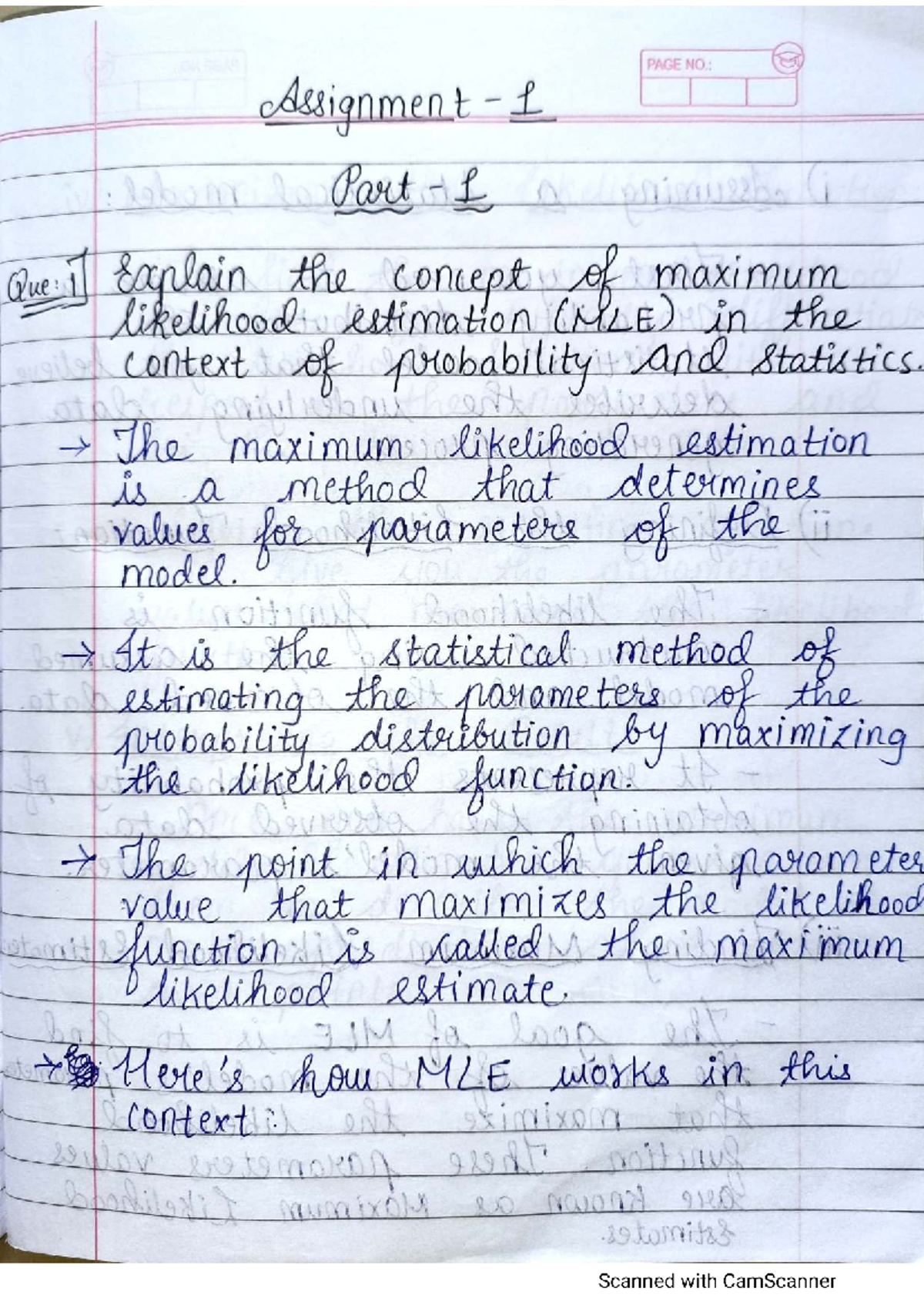 DL 400 Assignment 1: Understanding Maximum Likelihood Estimation (MLE ...