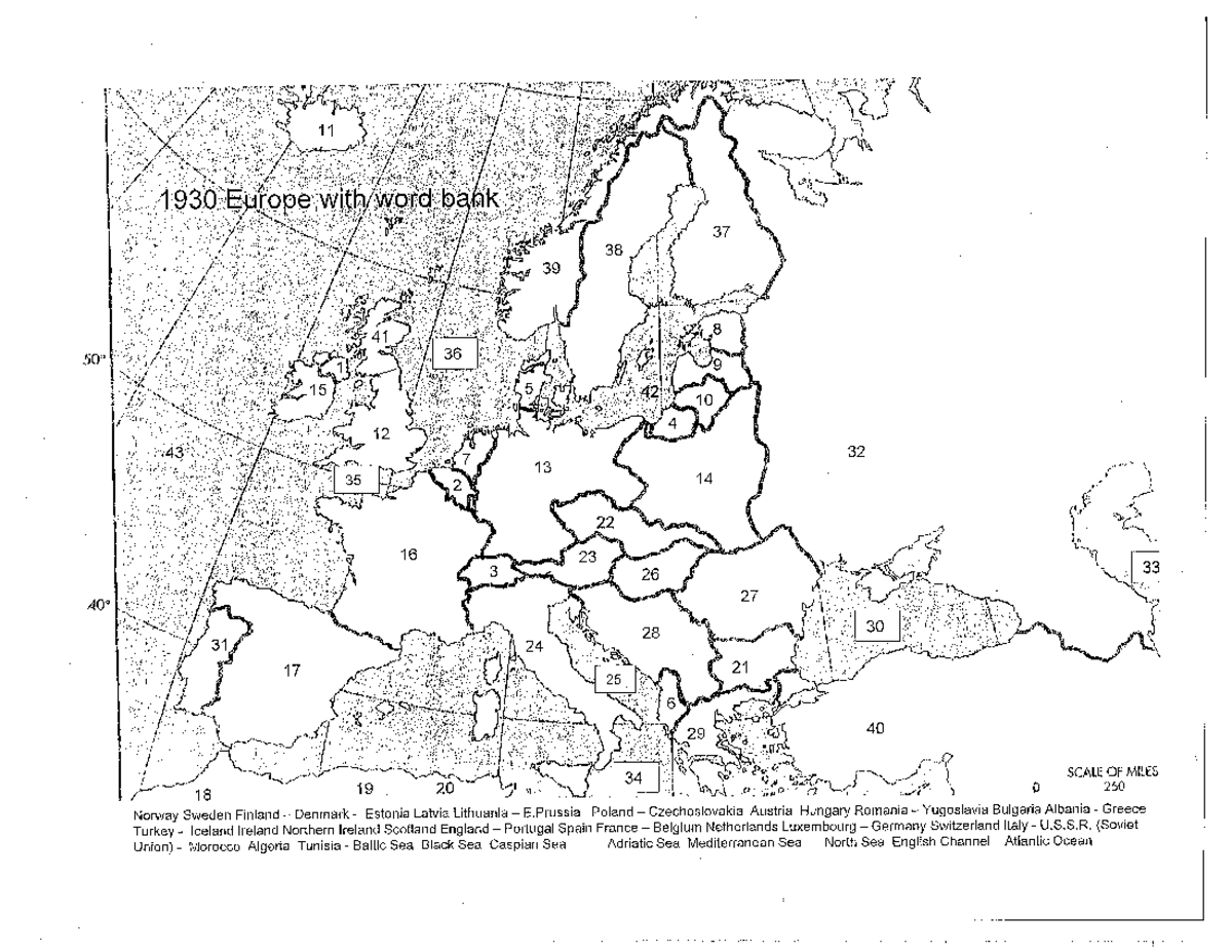 APUSH WWII Maps: 1930 Europe & Pacific Theater Overview - Studocu