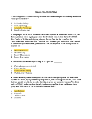 Chapter 6 Quiz Memory - Chapter 6 Quiz: Memory The steps to memory can ...