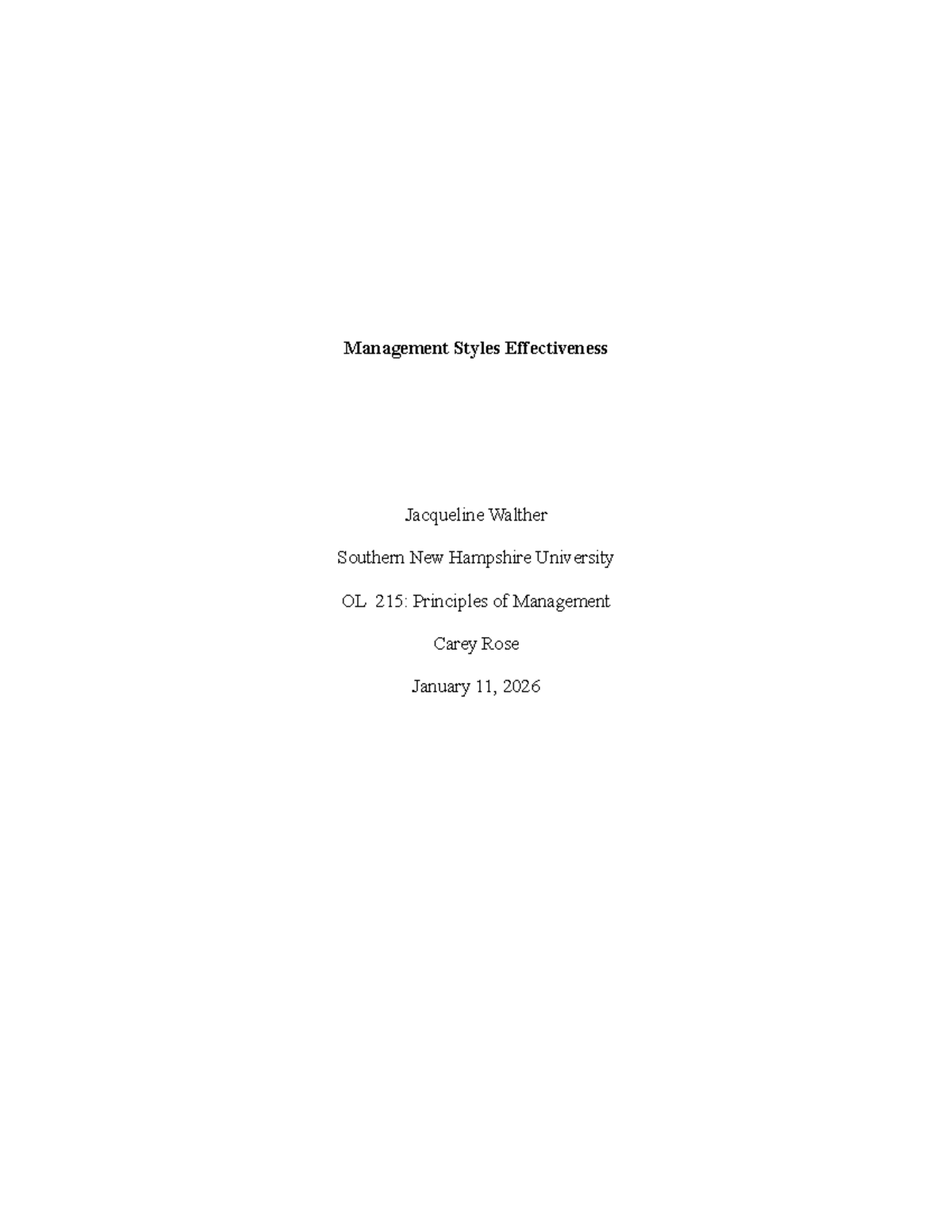 OL 215: Management Styles Effectiveness - Autocratic Leadership ...
