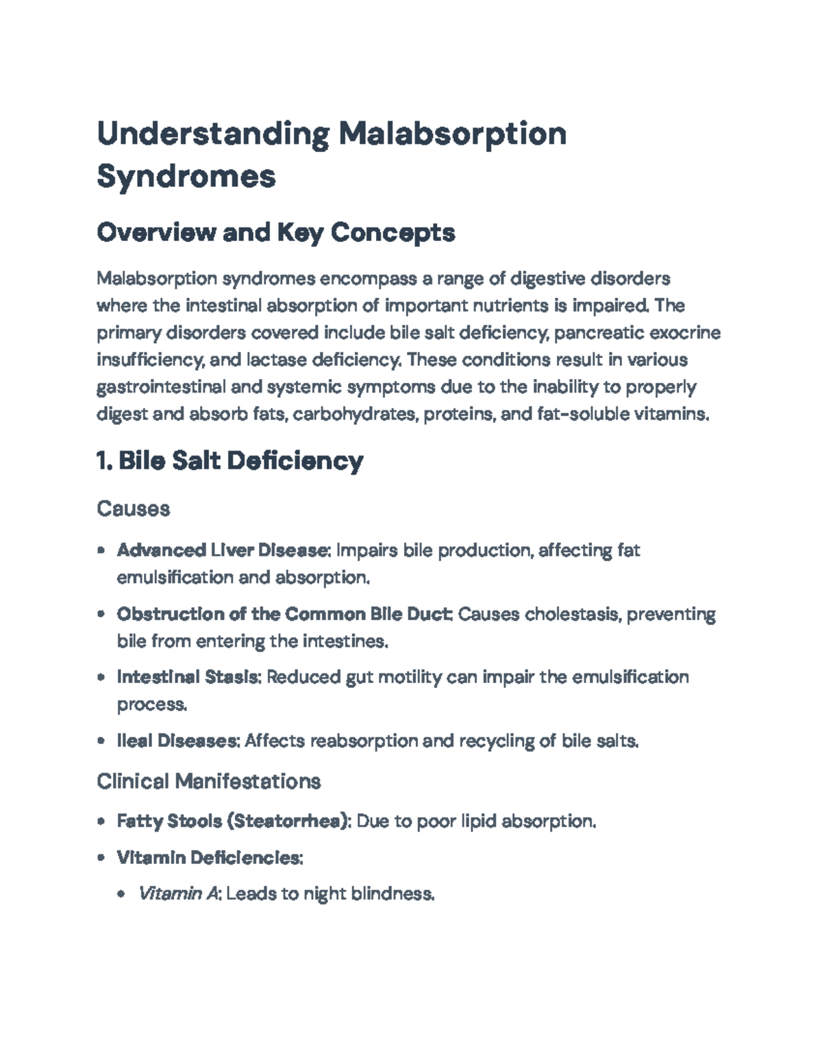 Understanding Malabsorption Syndromes: Causes, Symptoms, and Treatments ...