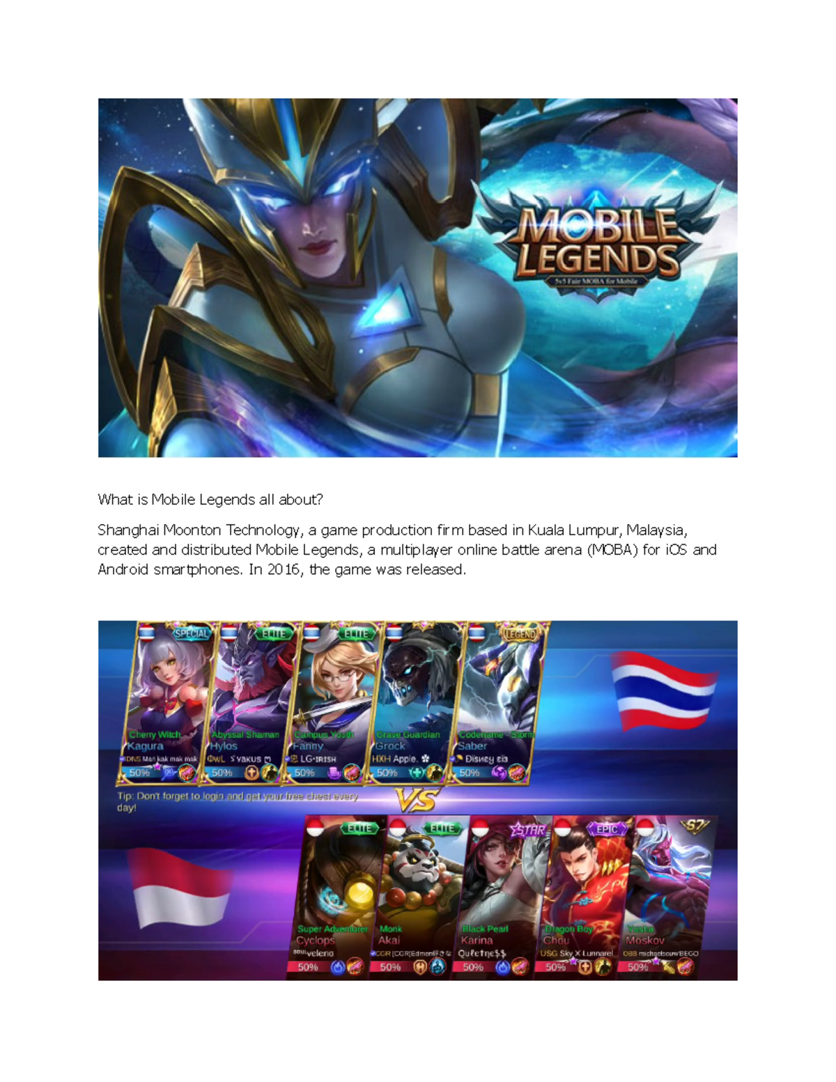 What is Mobile Legends all about - What is Mobile Legends all about ...