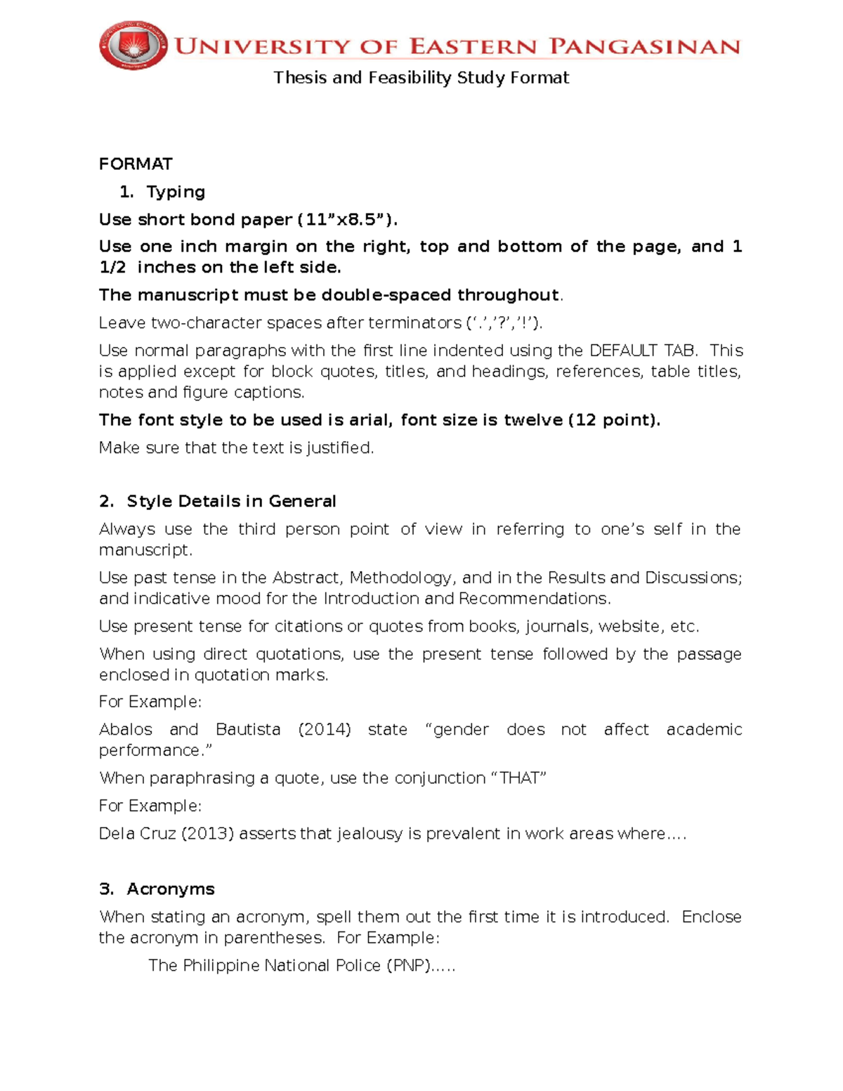 Feasibility Study Format for Business Projects - UEP - Studocu