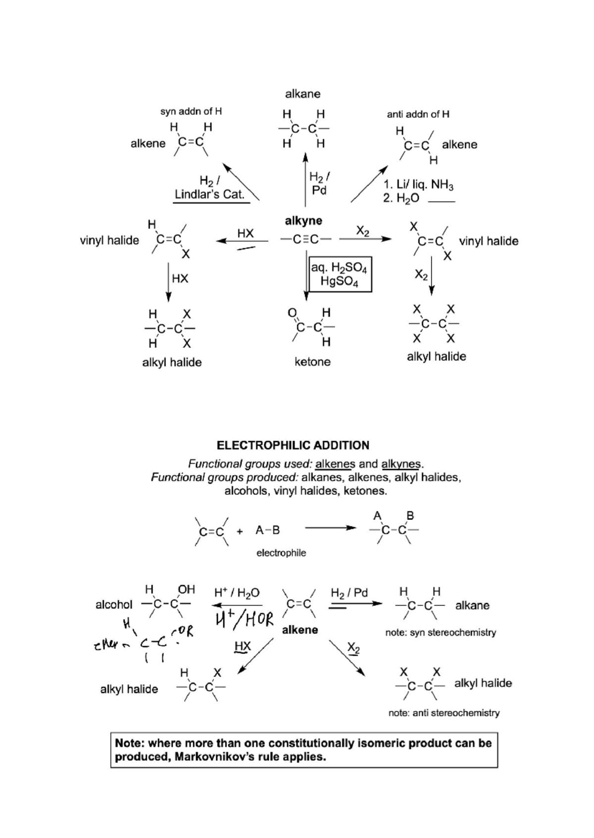 Flow Chart of Reactions: A Comprehensive Guide - Studocu