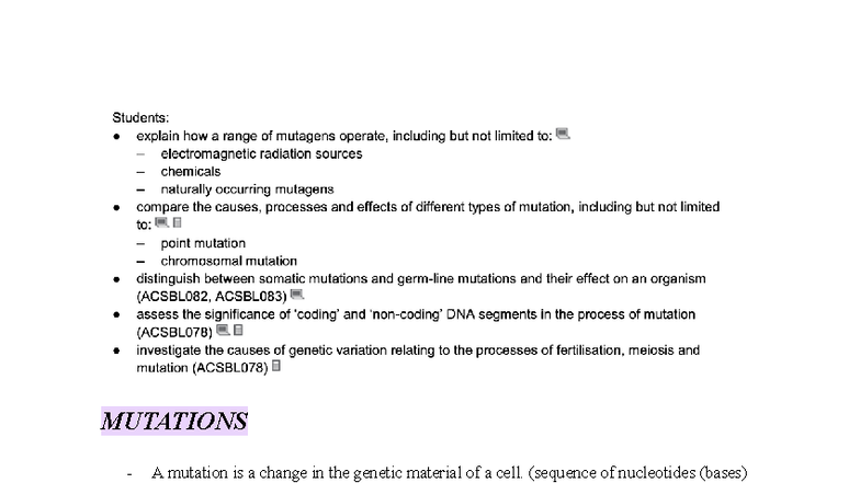 BIO Module 6: Understanding Mutations and Their Impact on Genetics ...
