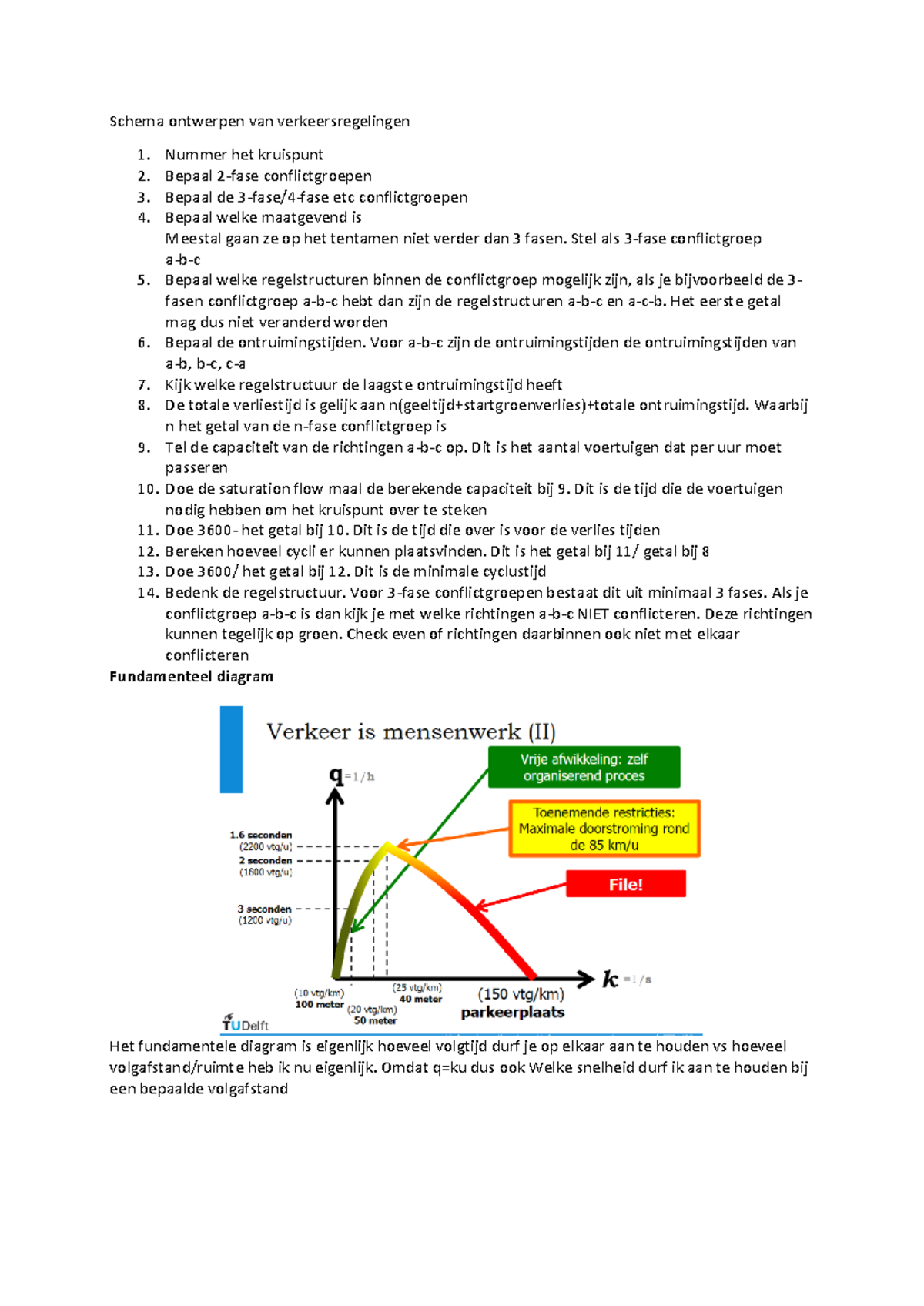 Schema Ontwerpen van Verkeersregelingen - Analyse en Fasen (Verkeer 101 ...