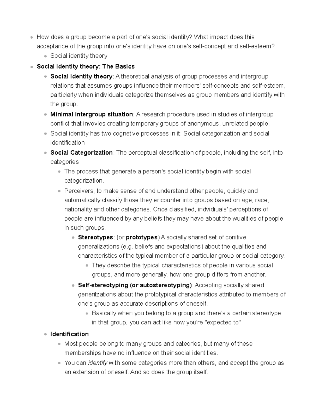 3.3 Social Identity Theory: Understanding Group Dynamics and Identity ...