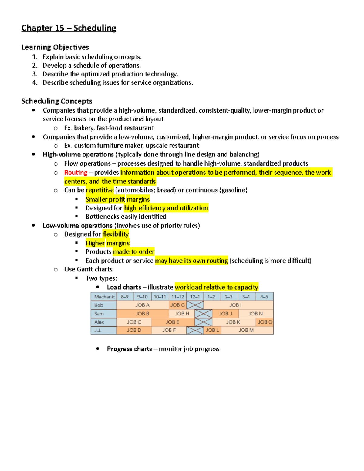 Chapter 15 - Scheduling Concepts and Techniques - Studocu