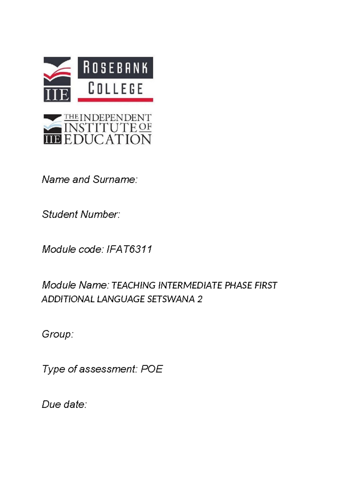 IFAT6311 Final Submission: Content-Based Instruction Insights - Studocu