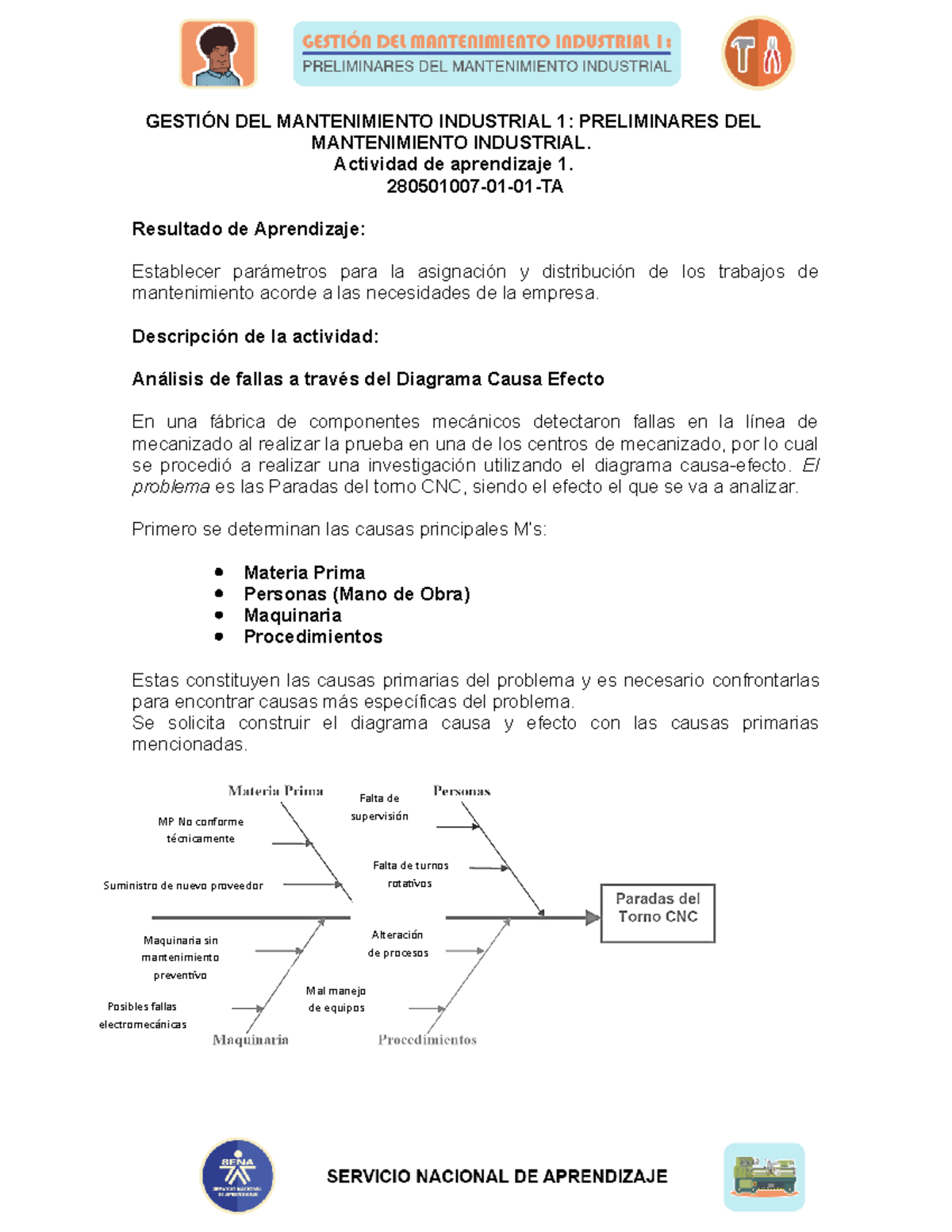 Taller RAP 1 (2) Resuelto - GESTIÓN DEL MANTENIMIENTO INDUSTRIAL 1: PRELIMINARES DEL ...