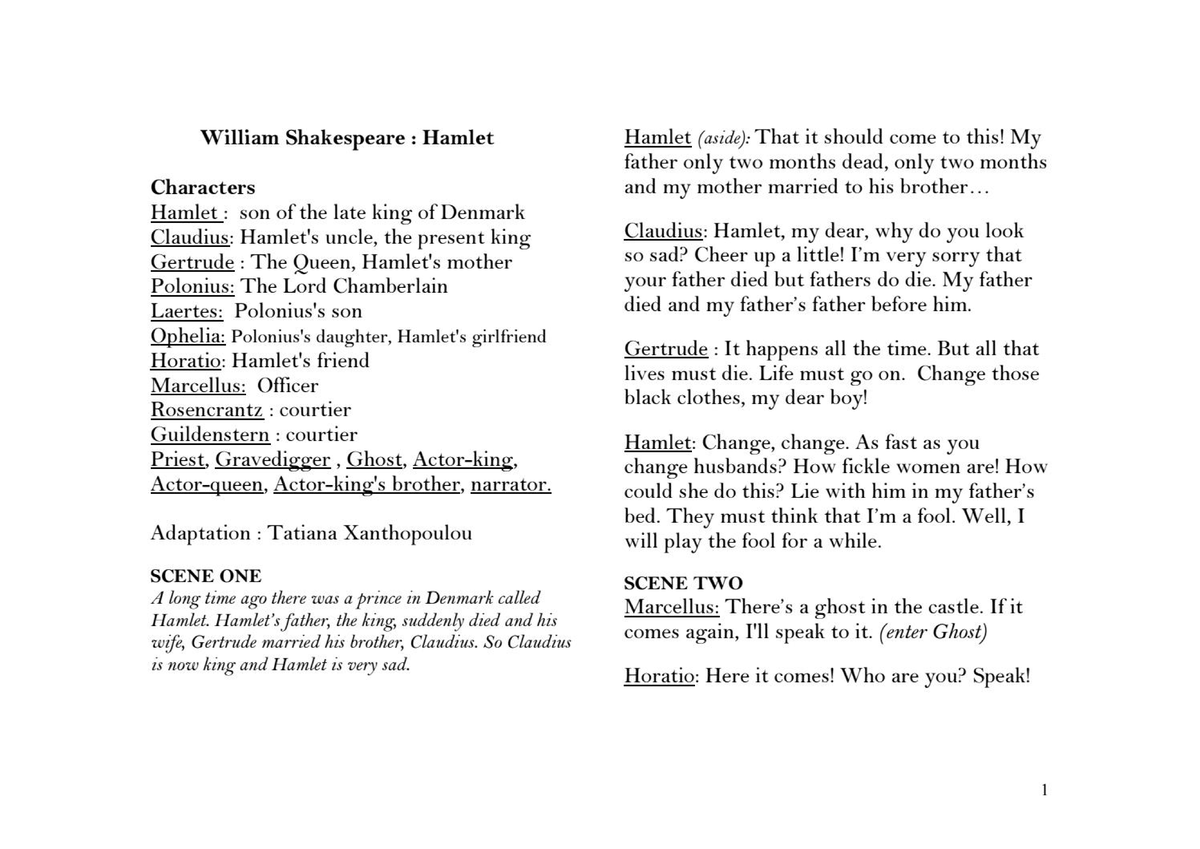 Hamlet (ENG 101): A Comprehensive Study of Shakespeare's Tragedy - Studocu