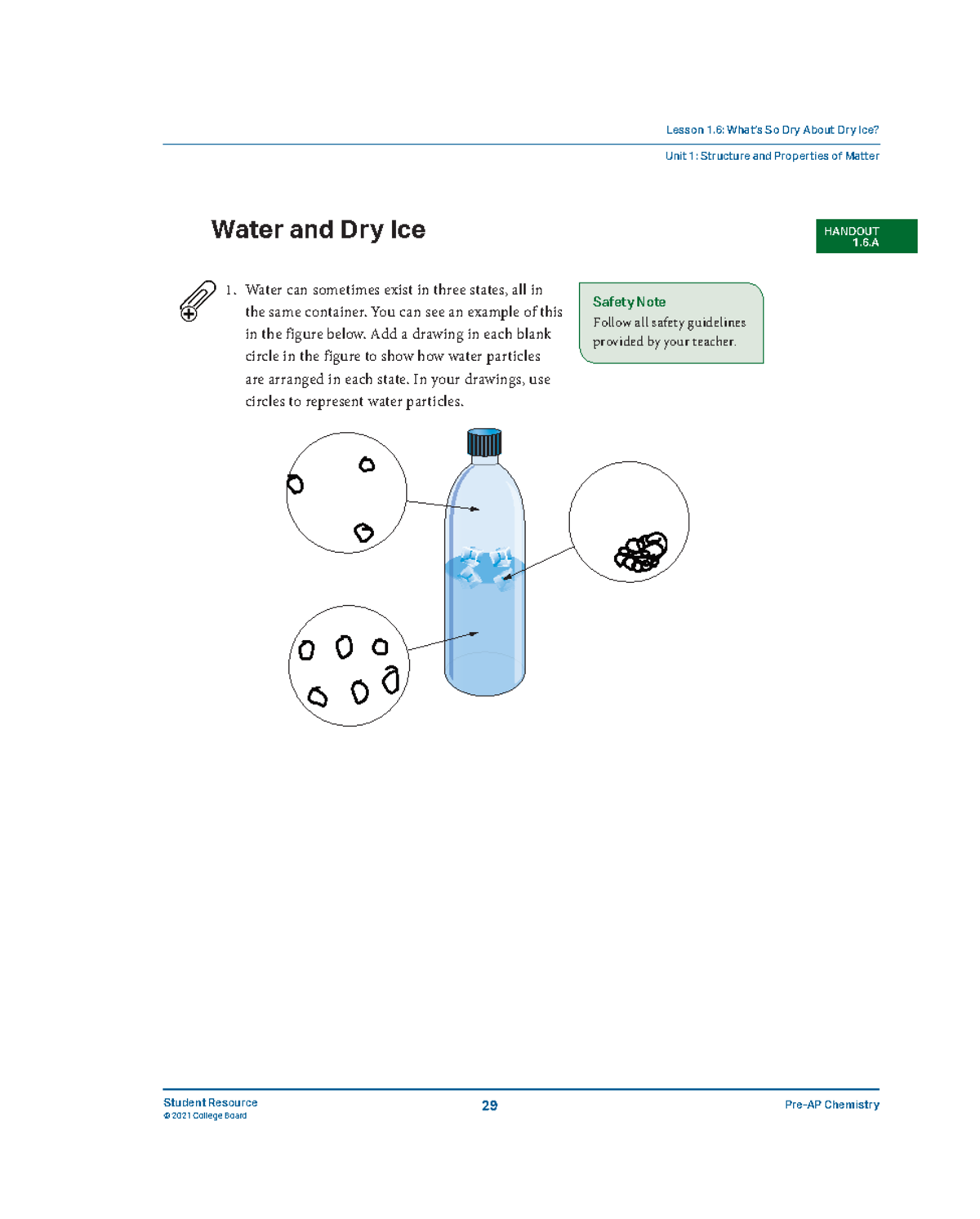 Pre-AP Chemistry 29: Dry Ice Lab and Phase Diagrams Analysis - Studocu
