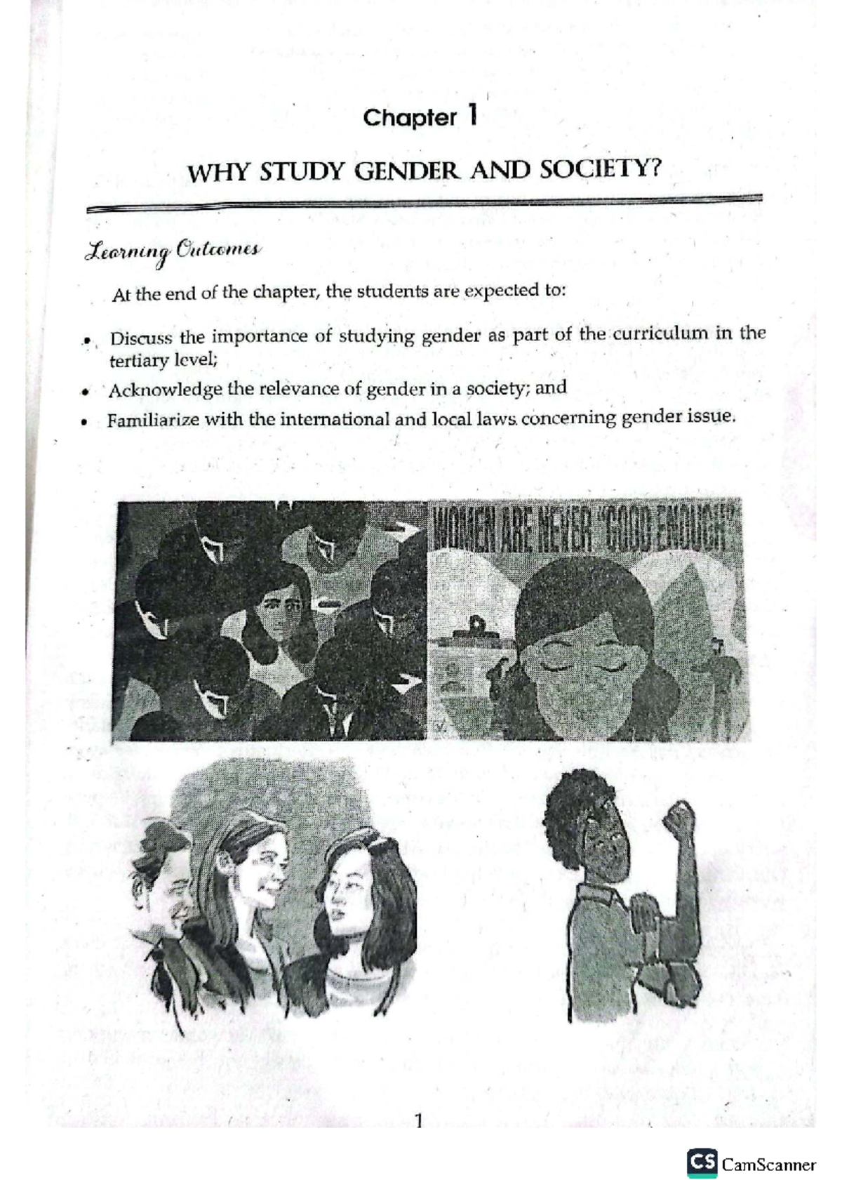 Chapter 1: Understanding Gender and Society - CS 101 Insights - Studocu