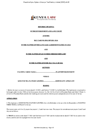 Application FOR Consent OF LAND Control Board - FORM 1 REPUBLIC OF ...