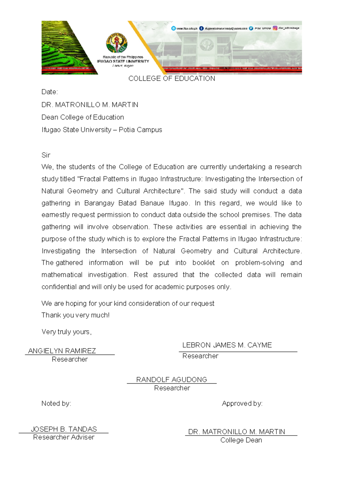 Patterns in Ifugao Infrastructure: A Research Study (EDU 101) - Studocu