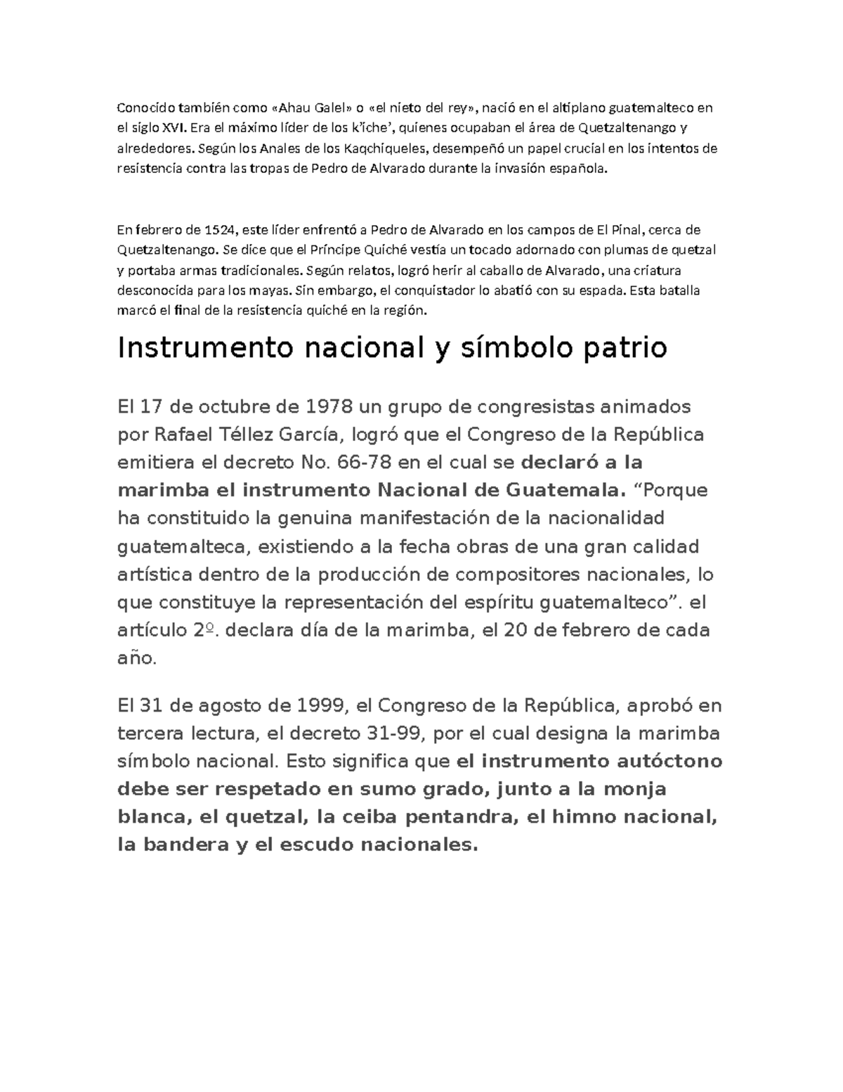 biografia de Tecum - Conocido también como «Ahau Galel» o «el nieto del ...