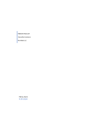 Milestone Three - Steven Purcell By Stacie Petrey February 2025 ...