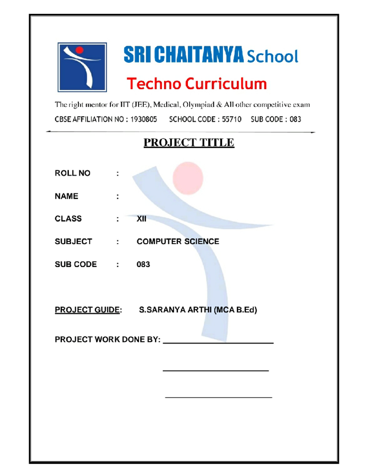 618483857 Travel Management project for computer science 1 - INDEX S ...