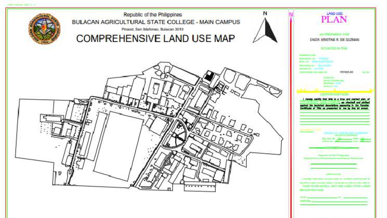 BASC LAND USE MAP - Geodetic Engineering - Republic of the Philippines ...