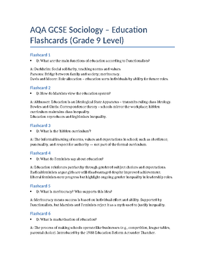 AQA GCSE RS Paper 1 (2025) Predicted Topics & Revision Checklist - Studocu