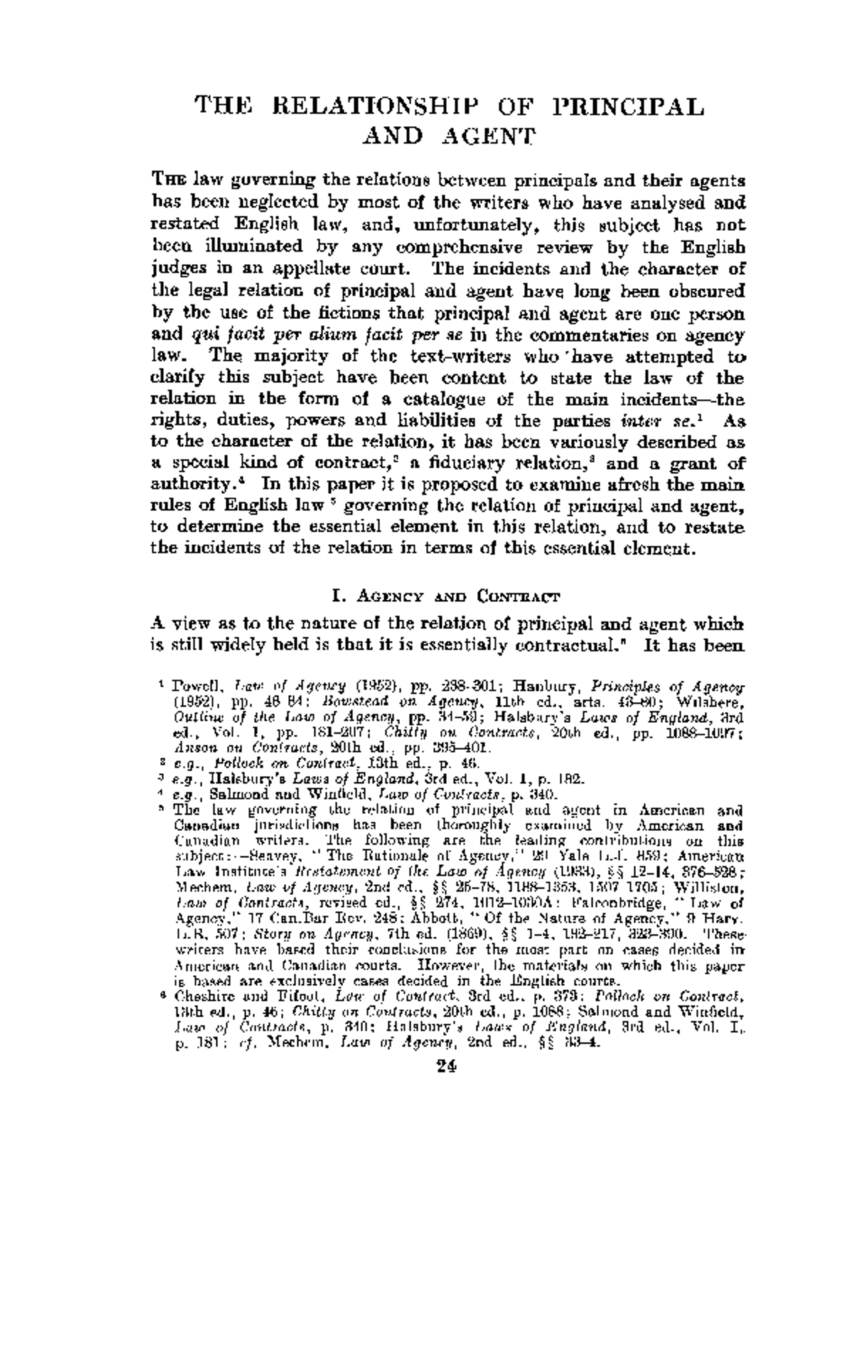 January 1954 - Dowrick - Examining Principal-Agent Relationships - Studocu