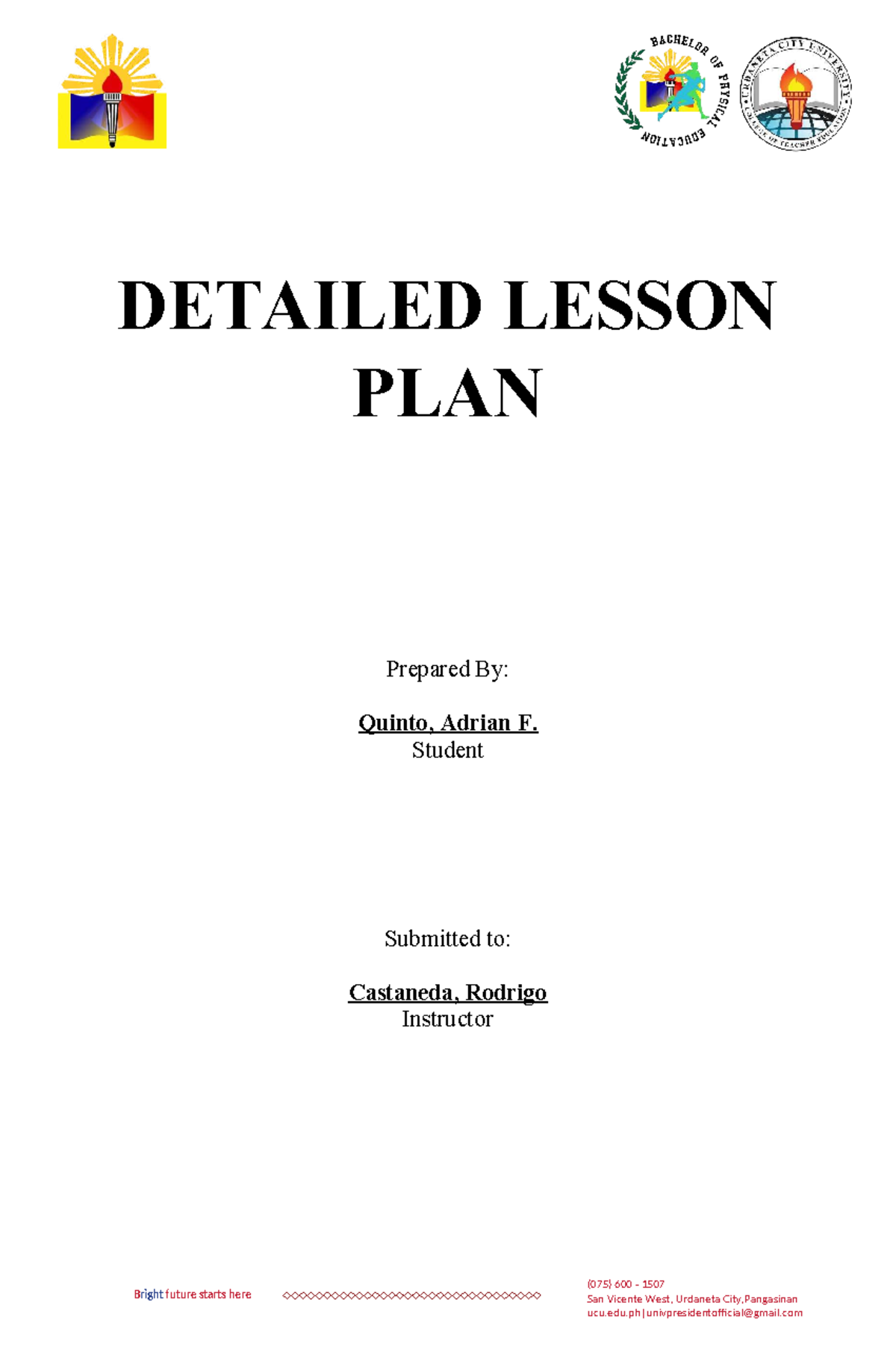 Detailed Lesson Plan on Communicable Diseases (EDUC 075) - Studocu