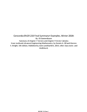 Math formula sheet - ENGR 233 Official formula sheet (Winter 2025) cos 𝜃 = 𝐚·𝐛 ‖𝐚‖ ‖𝐛‖ 𝑐𝑜𝑚𝑝 b 𝐚 ...