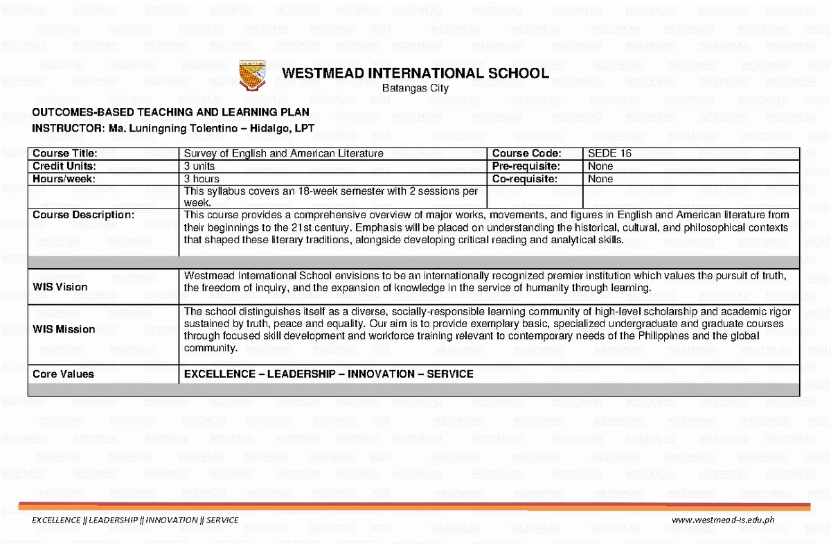 WASTFI Learning Intervention Plan for Enhanced Student Engagement - Studocu